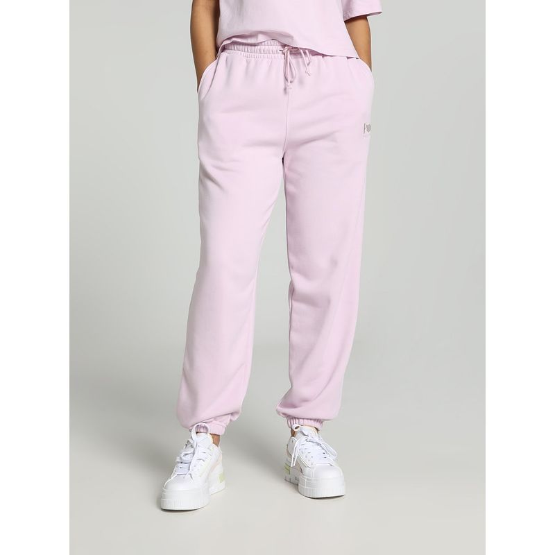 Buy Puma Team Relaxed Women's Pink Pants Online