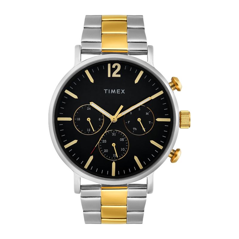 Buy Timex Men Black Round Multifunction Dial Watch- TWEG20027 Online