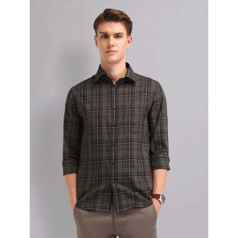 Buy AD By Arvind Modern Slim Fit Twill Shirt Online