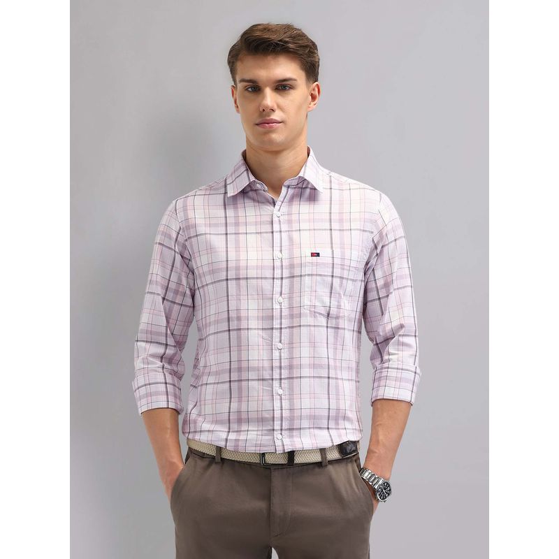 Buy AD By Arvind Regular Fit Checked Shirt Online