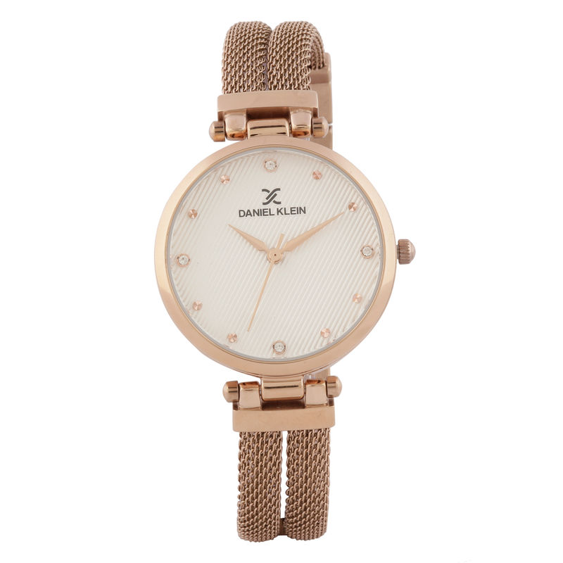 Daniel Klein Analog Silver Dial Women's Watch (DK.1.12415-5): Buy ...
