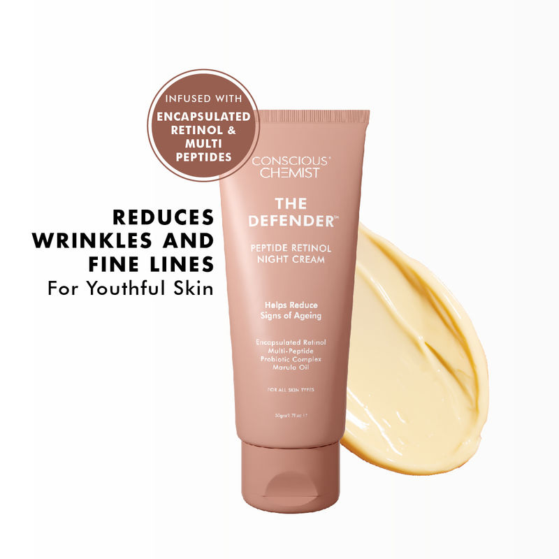 Buy Conscious Chemist The Defender Multi Peptide Retinol Anti Aging ...