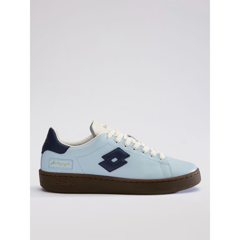 Buy LOTTO Autograph OG Blue Leather Sneakers for Women Online