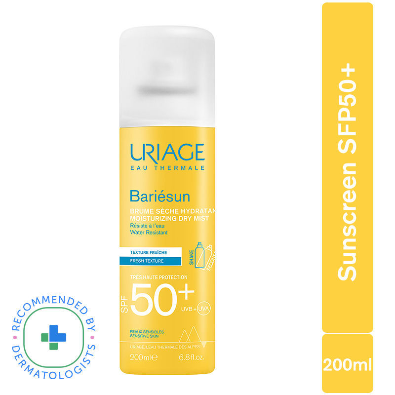 Uriage Bariesun SPF 50 + Moisturizing Dry Mist Sunscreen: Buy Uriage ...