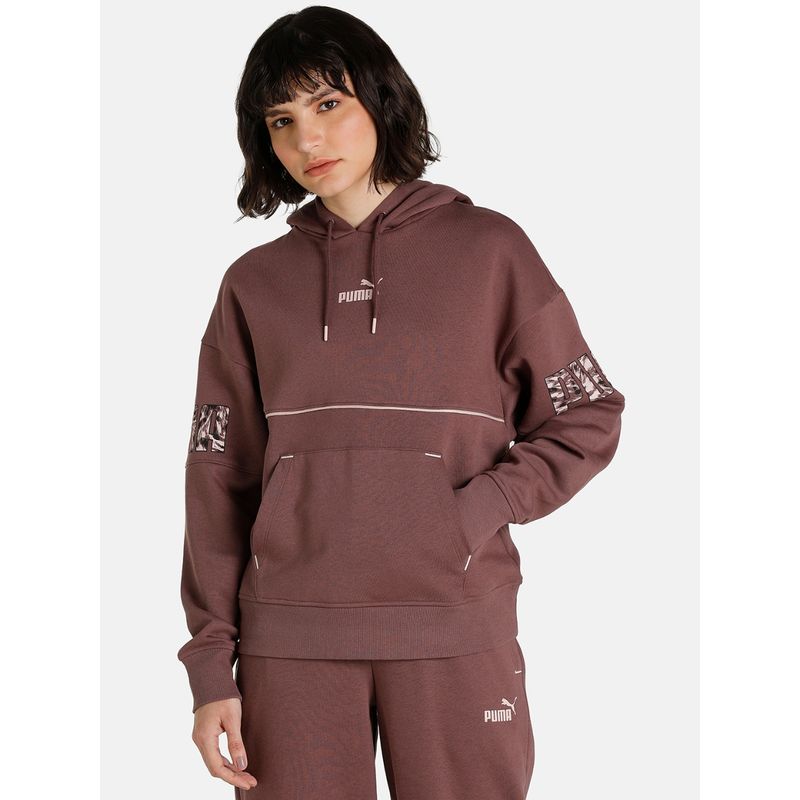 Buy Puma Power Safari Women Purple Hoodie Online