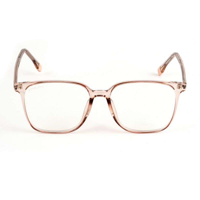Buy Royal Son Square Men Women Spectacles Frame Blue Ray Cut Lens ...