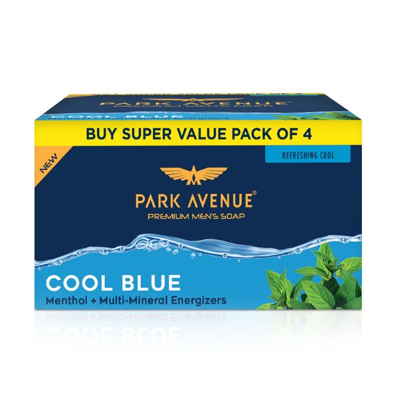 Buy Park Avenue Cool Blue Soap Pack Of 4 Online