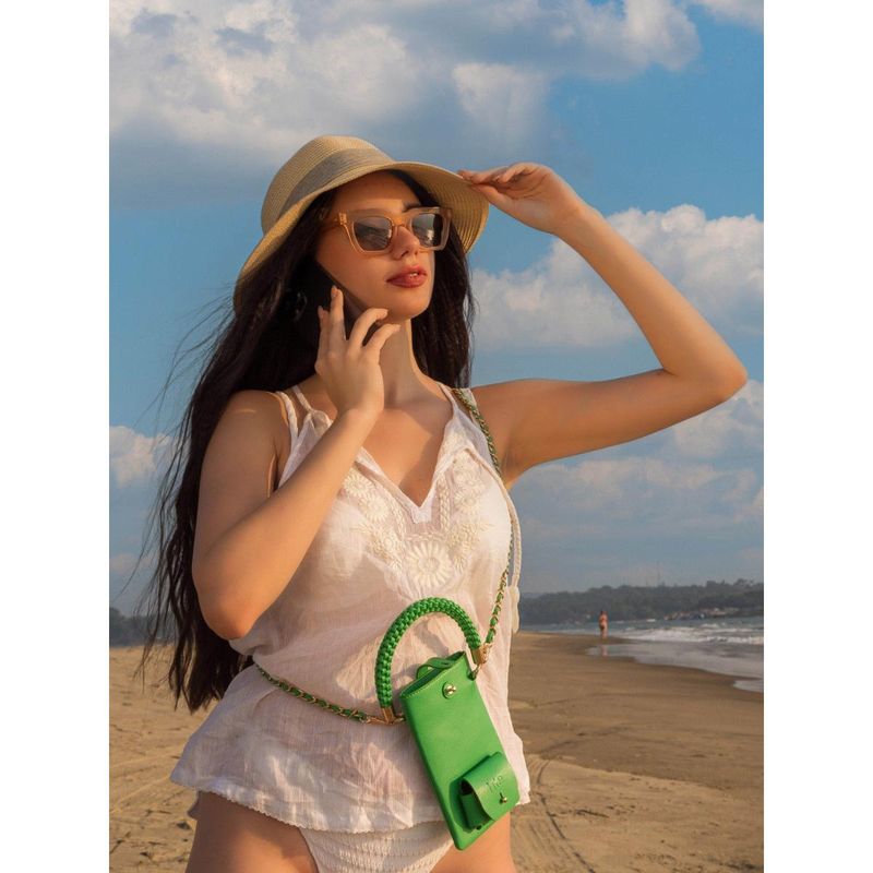 Buy HIE Green Joey Crossbody Bag (S) Online