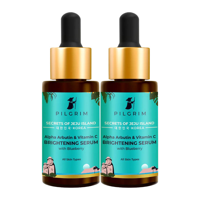 Buy Pilgrim Super Value Bright Skin Brightening Serum - Pack Of 2 Online