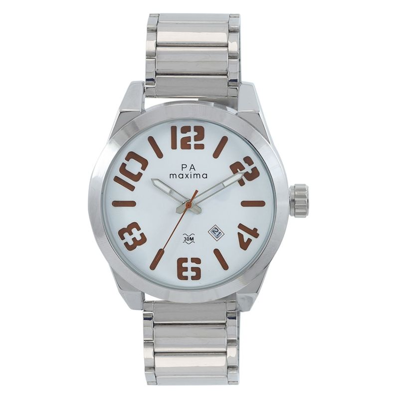Buy PA Maxima Men 49361CMGI White Dial Analog Watch (L) Online