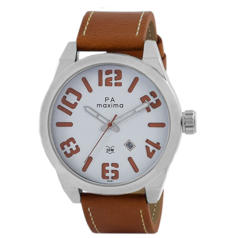 Buy PA Maxima Men 49361LAGI White Dial Analog Watch (L) Online