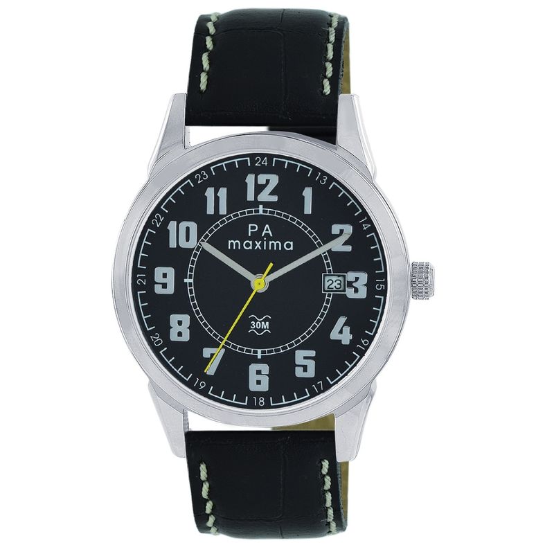 Buy PA Maxima Men 60095LMGI Black Dial Analog Watch (M) Online