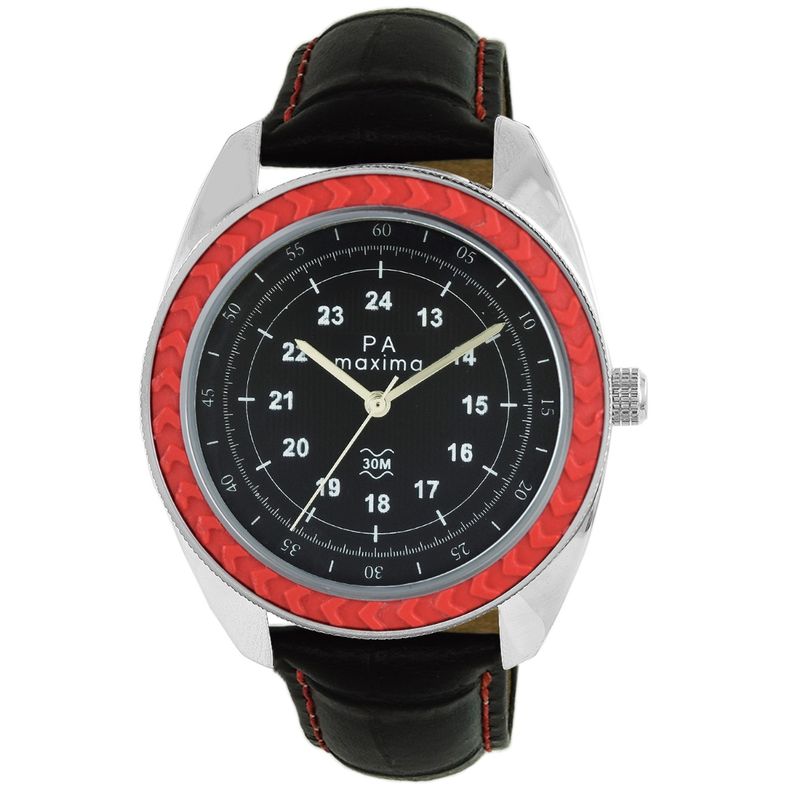 Buy PA Maxima Men 60105LMGI Black Dial Analog Watch (M) Online