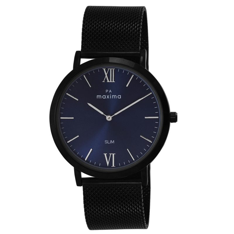 Buy PA Maxima Men 64343CMGB Navy Blue Dial Analog Watch (M) Online