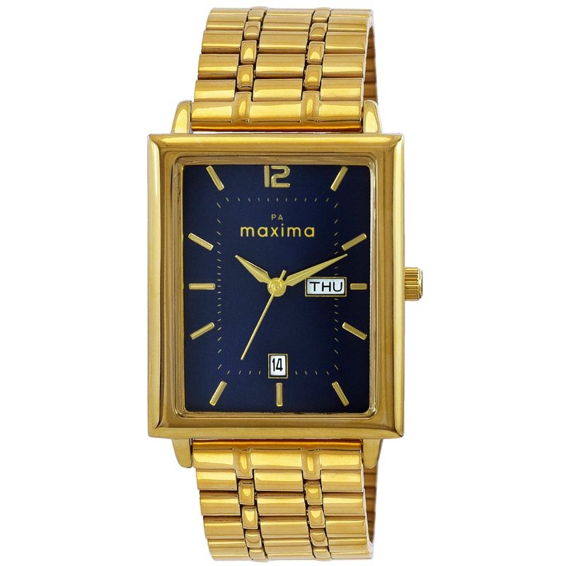 Buy PA Maxima Men 67543CMGY Navy Blue Dial Analog Watch (M) Online