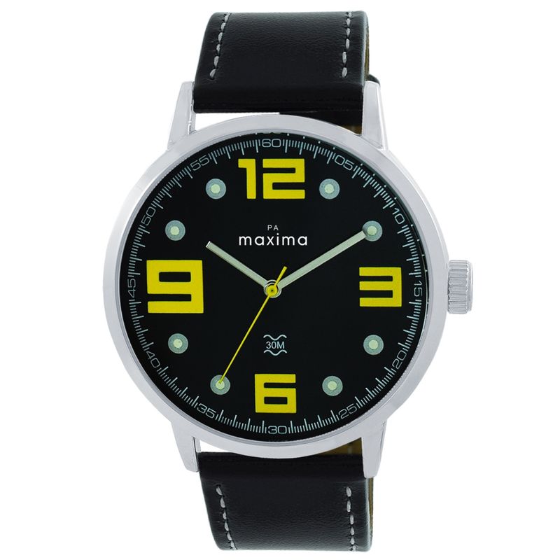 Buy PA Maxima Men 67841LMGI Black Dial Analog Watch (L) Online