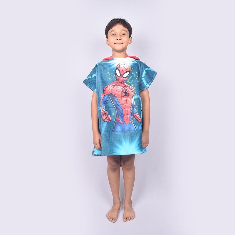 Buy SPACES Spider-Man 100% Cotton Kids Bathrobe (S) Online