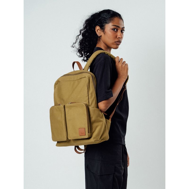 Buy DailyObjects Olive Green Field Backpack Online