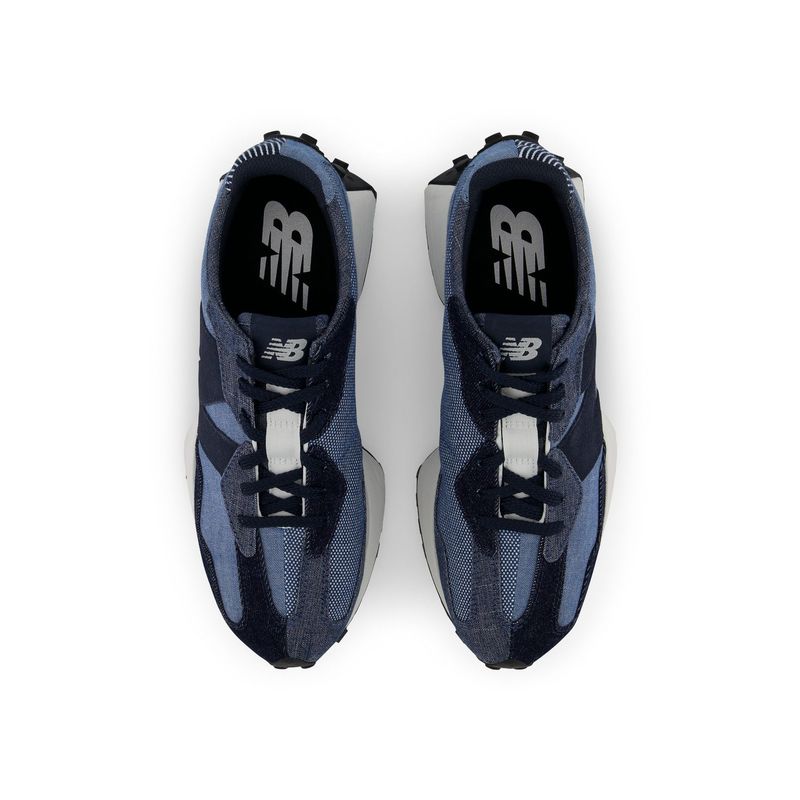 Buy New Balance Men Navy Blue 327 Sneakers Online