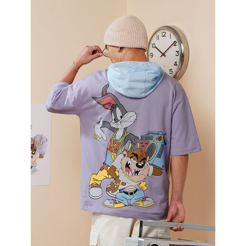 Buy The Souled Store Official Looney Tunes: Jammin Men Hooded T-Shirts ...