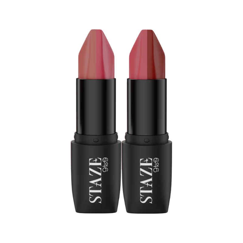 Buy STAZE 9to9 Triple Trouble Duo 3 In 1 Lipstick - Caramel Rose ...
