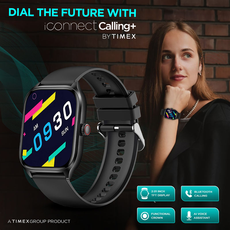 Buy Timex iConnect Calling+ 2.01” TFT Display Unisex Smartwatch ...