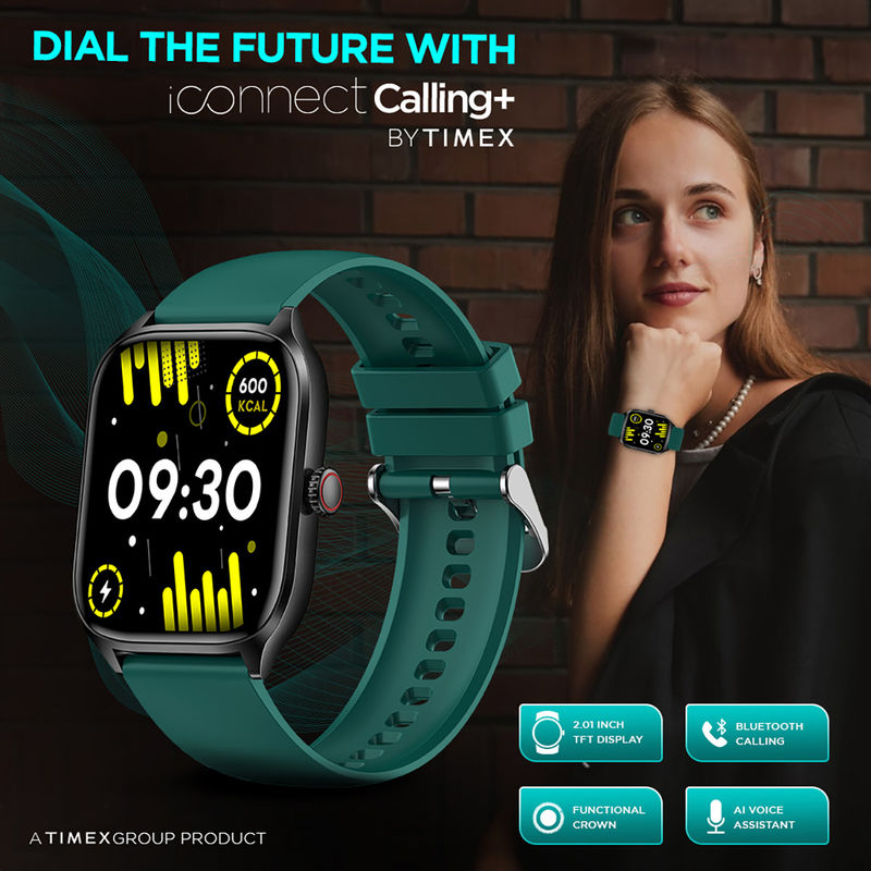 Buy Timex iConnect Calling+ 2.01” TFT Display Unisex Smartwatch ...