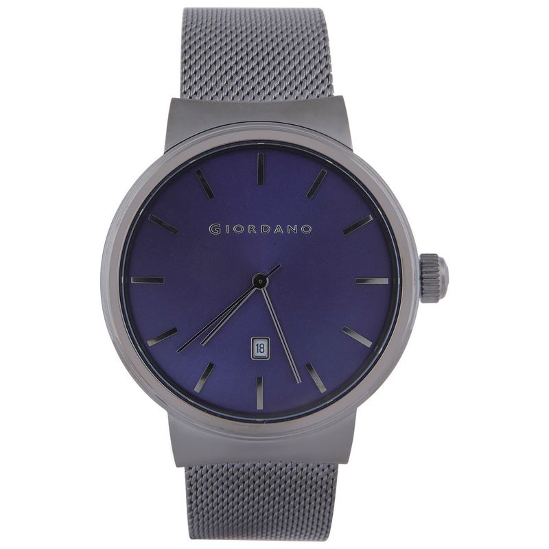 Buy Giordano Men's Blue Round Analogue Watch (1) Online