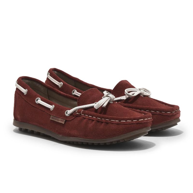 Buy WOODLAND Women's Red Loafers Online