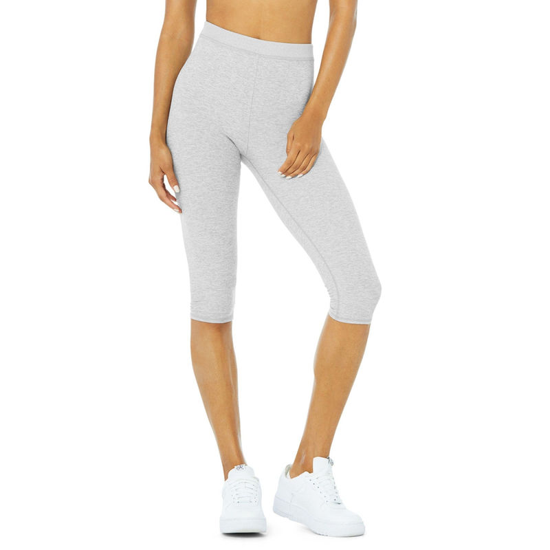 Buy alo Soft Hw Iconic 90's Capri Athletic Heather Grey Online