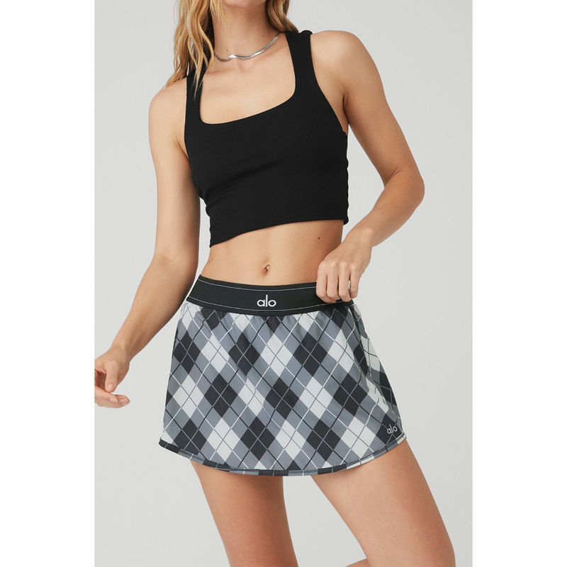 Buy alo Soft Ribbed Chic Bra Tank Black Online