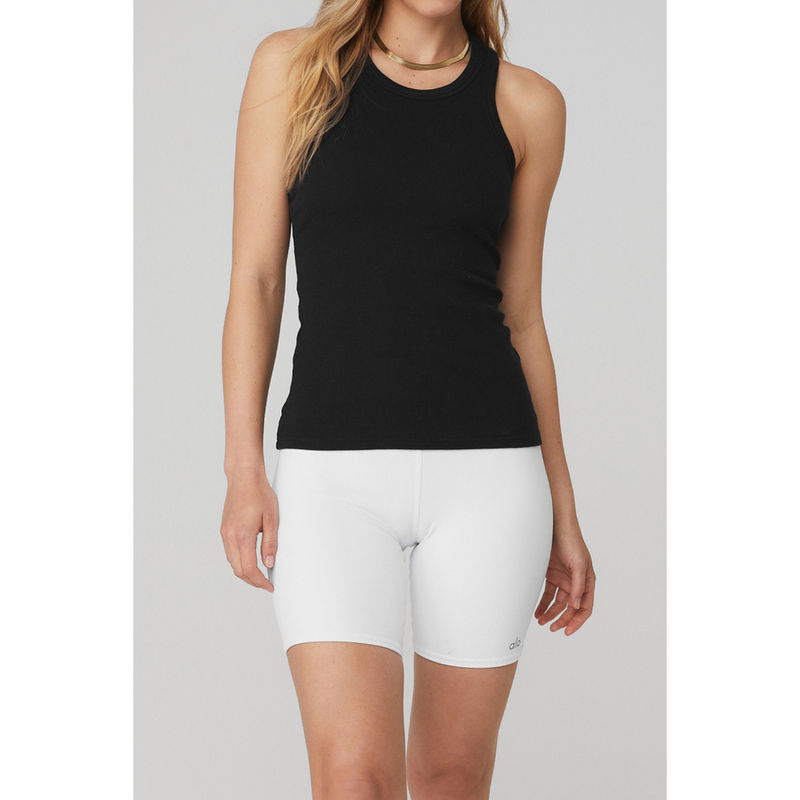 Buy alo Ribbed Aspire Full Length Tank Black Online