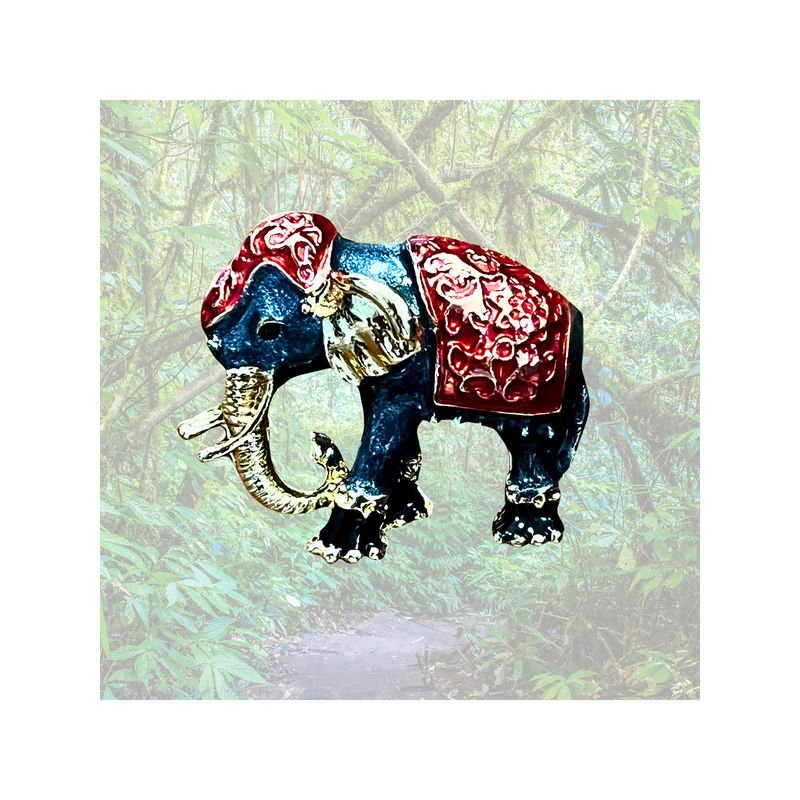 Buy The Tie Hub Enamel Elephant Lapel Pin Online