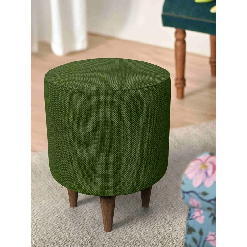 Buy Chumbak French Pouffe - Savanna Green Online