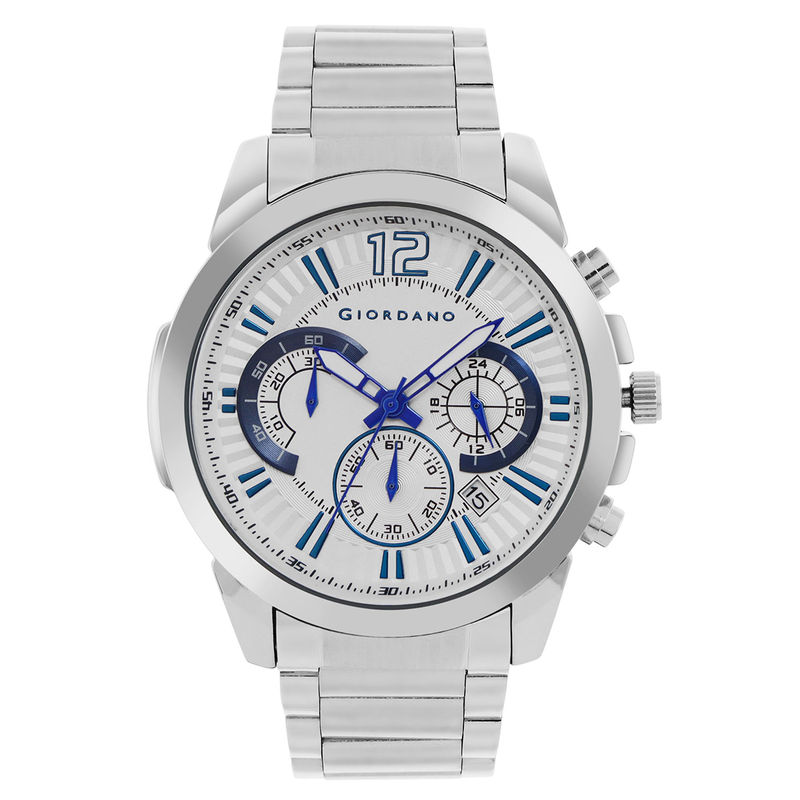 Buy Giordano White Dial Analog Stylish Multi-Functional Wrist Watch for ...