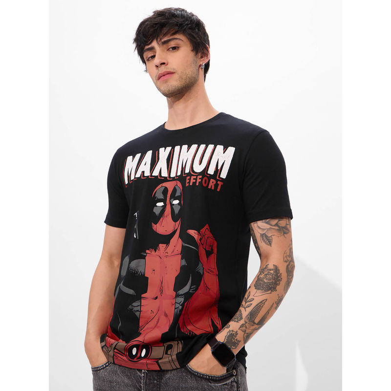 Buy The Souled Store Deadpool Maximum Effort Men T-Shirt Online