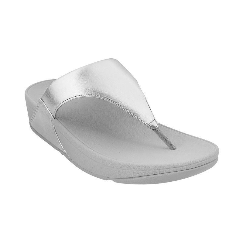 Buy Fitflop Silver Synthetic Women Sandals Online