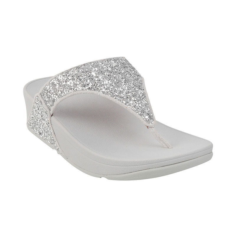 Buy Fitflop Silver Synthetic Women Sandals Online