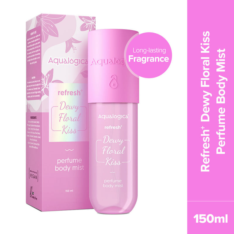 Buy Aqualogica Refresh & Dewy Floral Kiss Perfume Body Mist Online