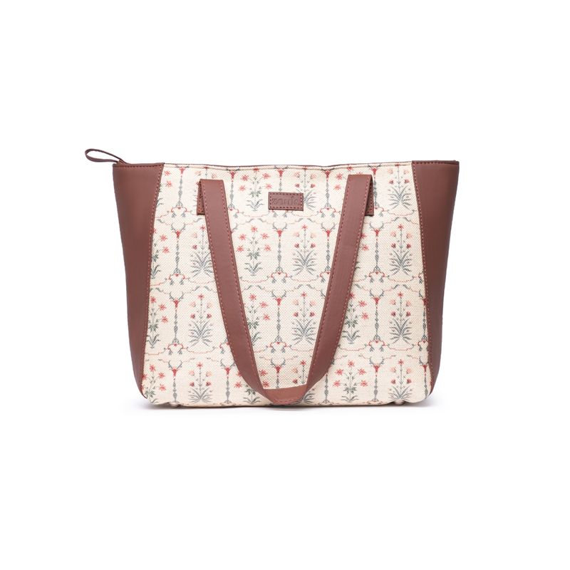 Buy Zouk Taj Nakashi Side Tote Bag Online
