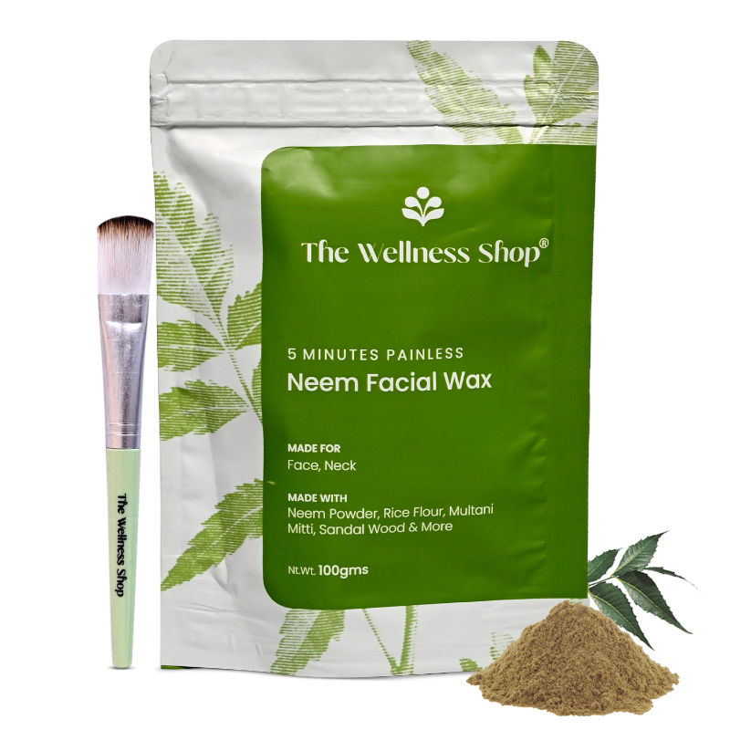 Buy The Wellness Shop Neem Facial Wax Powder Online