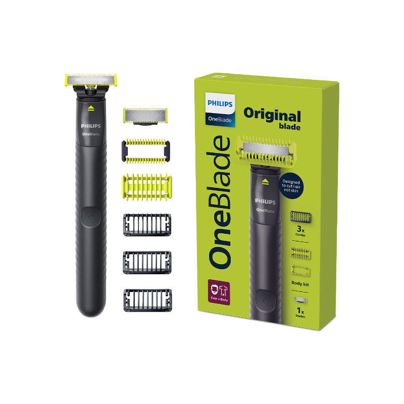 Buy Philips Oneblade Hybrid Trimmer, Shaver and Body Groomer with Dual ...