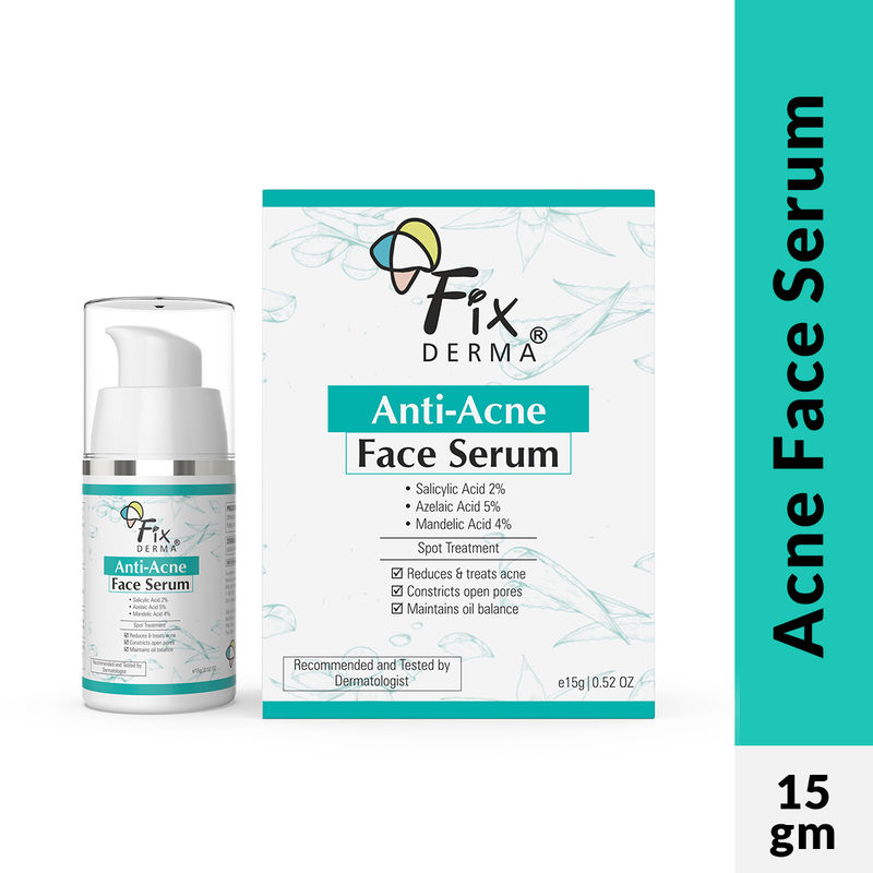 Buy Fixderma Anti Acne Face Serum with 2% Salicylic Acid & 5%Azelaic ...