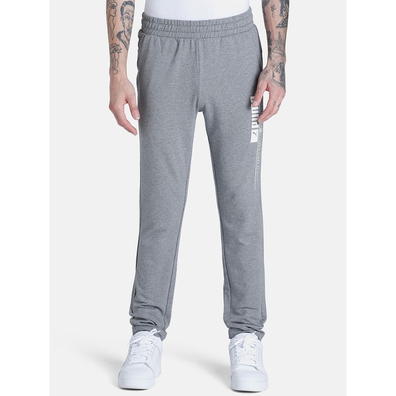 Buy Puma Graphic Mens Grey Sweatpant Online