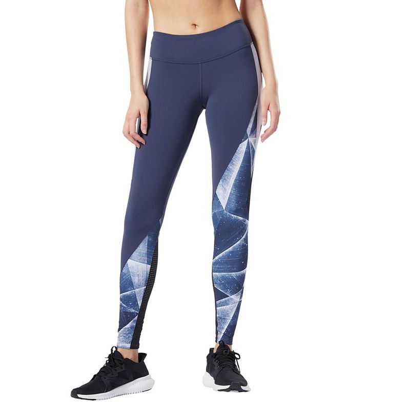 Buy Reebok Os Perfcb 2.0 Sh Ic Printed Tights - Navy Blue Online
