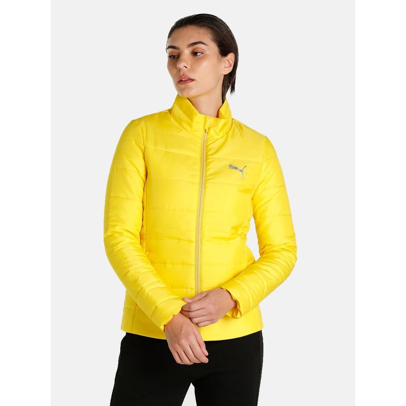 Buy Puma Lightweight Padded Womens Yellow Jackets Online