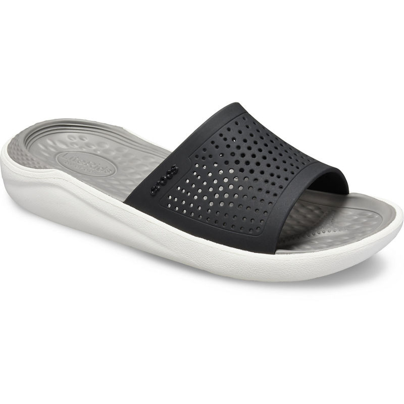 Buy Crocs Literide Black Unisex Slide (12) Online