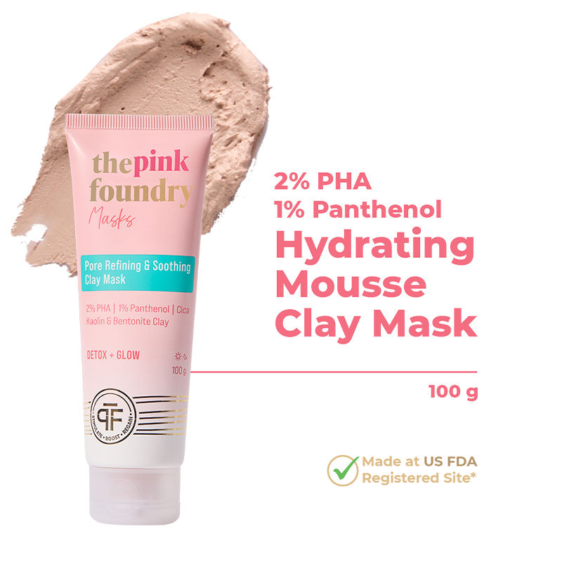 Buy The Pink Foundry Pore Refining & Soothing Clay Mask Online