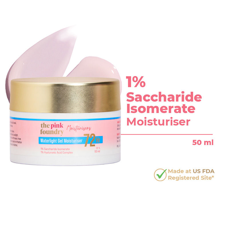 Buy The Pink Foundry 72HR Waterlight Gel Moisturiser With 1% Hyaluronic ...