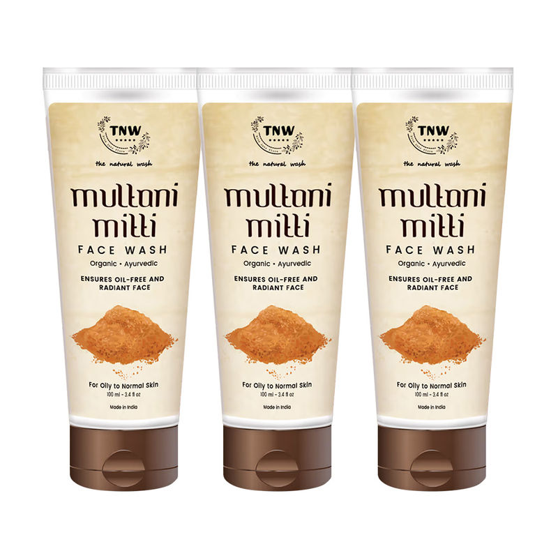 Buy TNW The Natural Wash Multani Mitti Face Wash for Glowing & Clear ...